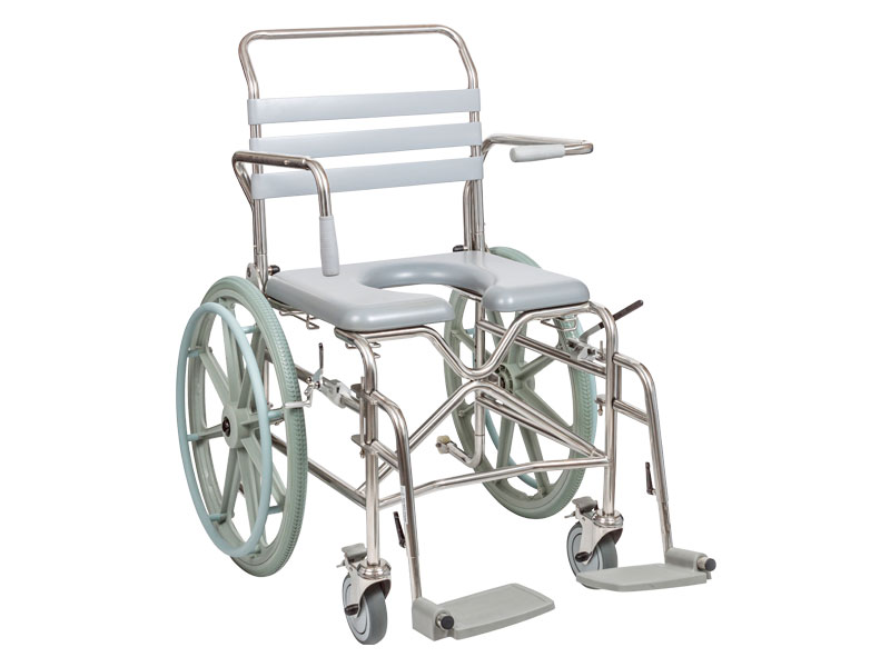 [2/JH4051] Shower Commode, Self Propelled, Swingaway Footplate, 510mm ...