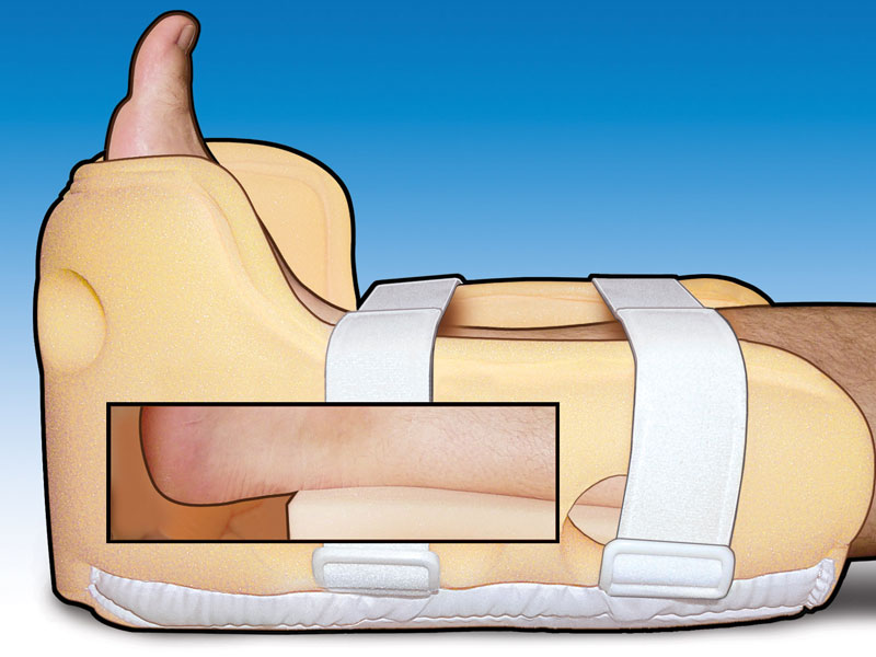 Heel Boot, Foam, Smooth, Petite, Heelift, Suspension (SWL 50kg)